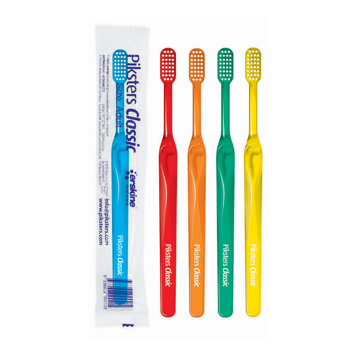 Piksters Classic Adult Toothbrush - 1 brush per pack - Piksters