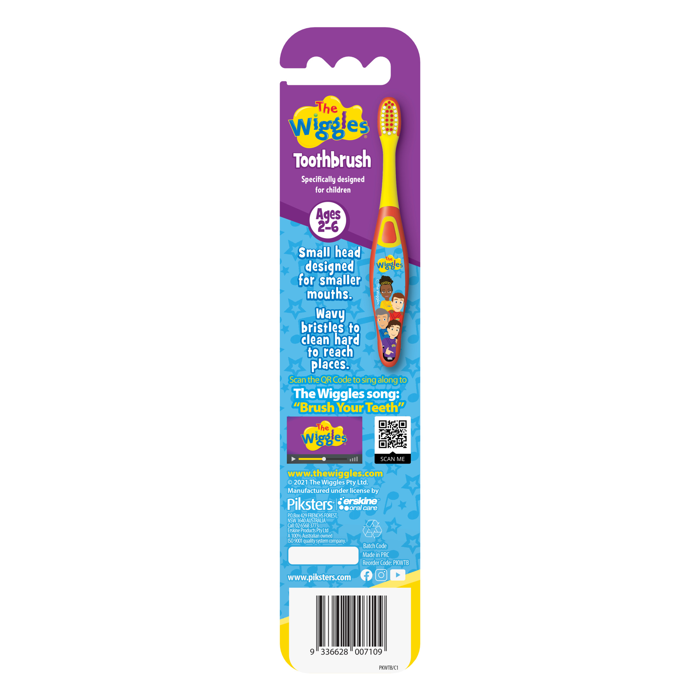 Piksters® The Wiggles® Toothbrush Soft