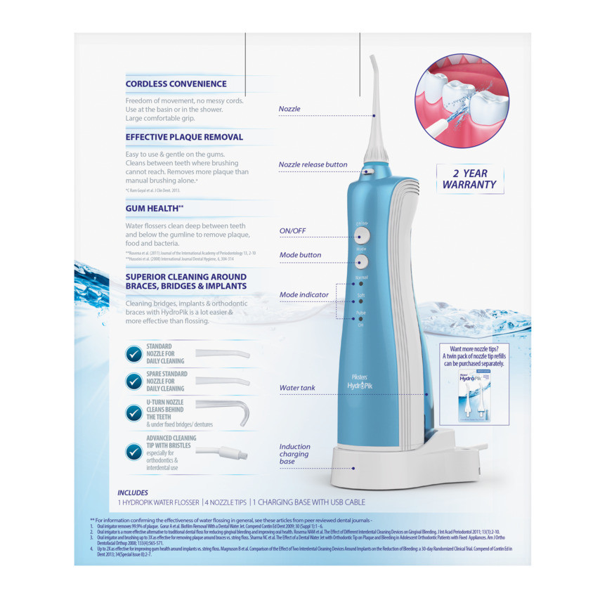 Piksters® HydroPik® Water Flosser
