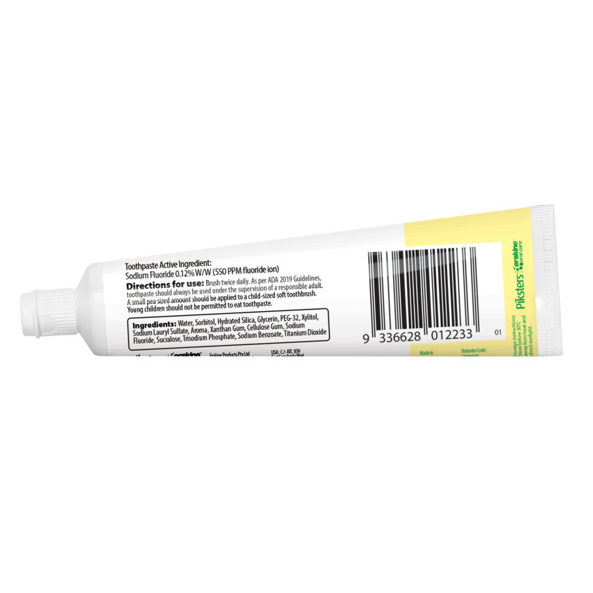 Piksters Mini Monsters Vanilla Toothpaste 45g