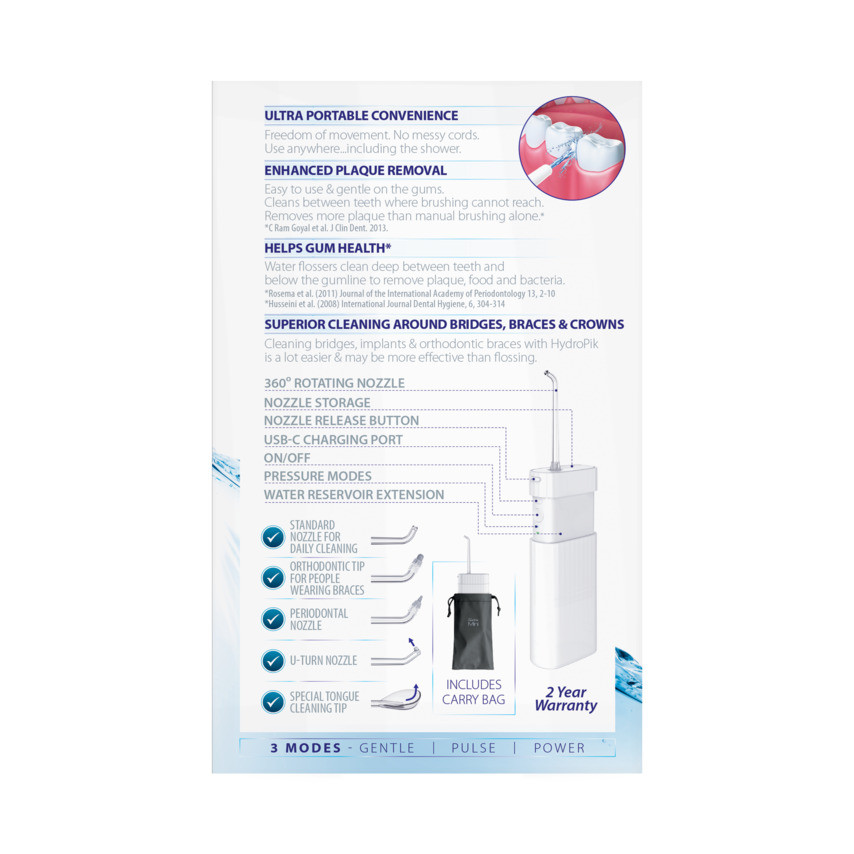 Piksters® HydroPik® Mini Water Flosser