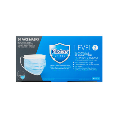 Piksters Shield Level 2 Face Mask 50pk