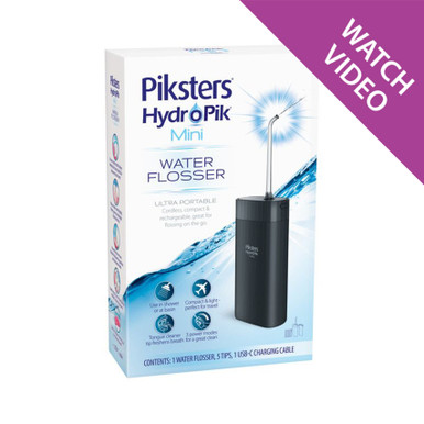 Piksters HydroPik Mini Water Flosser Black - Piksters