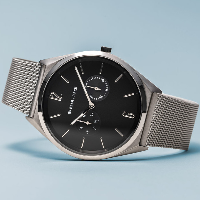 Bering Ultra Slim Silver Milanese Bracelet Watch 17140-002