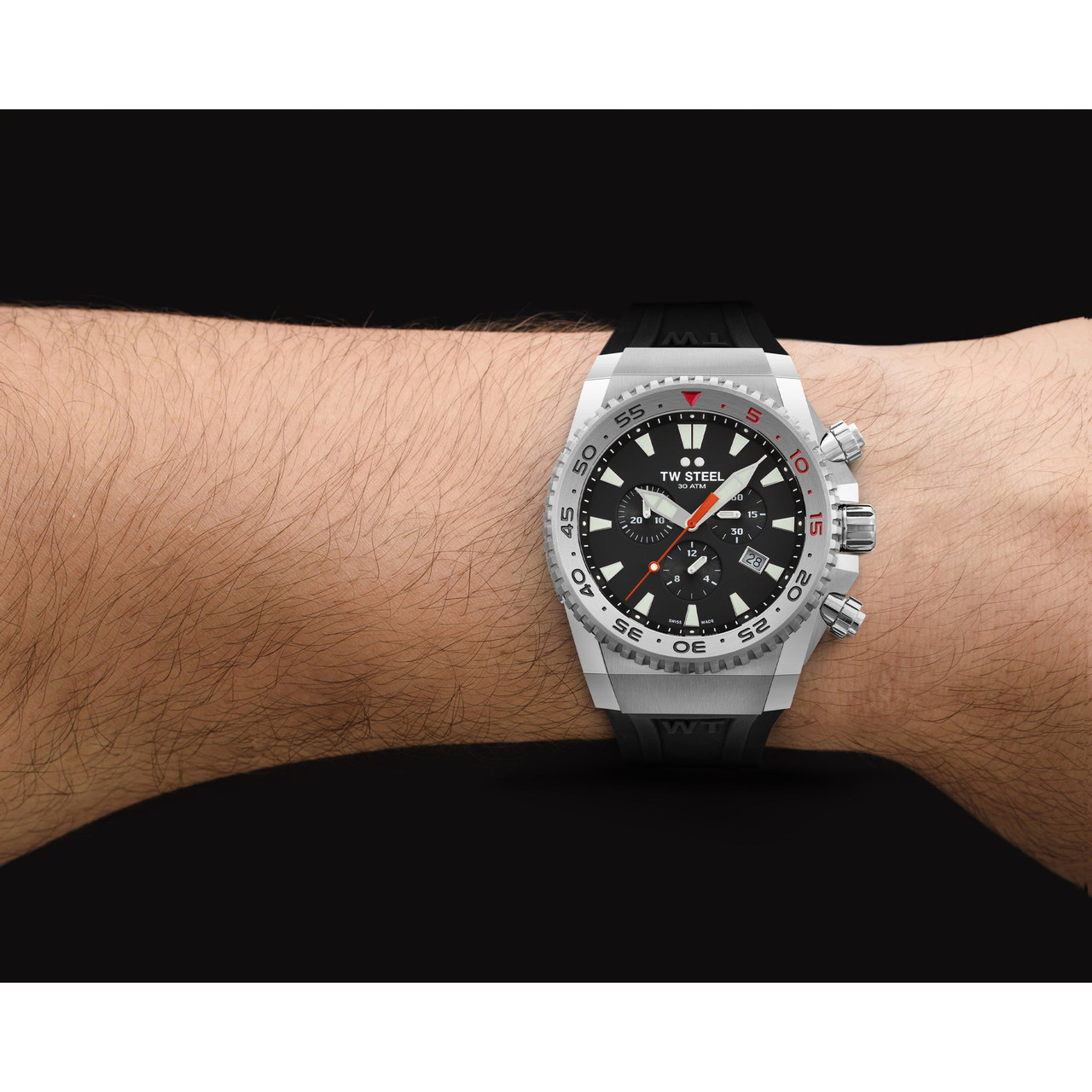 TW Steel Limited Edition Ace Diver Black Dial Watch ACE400