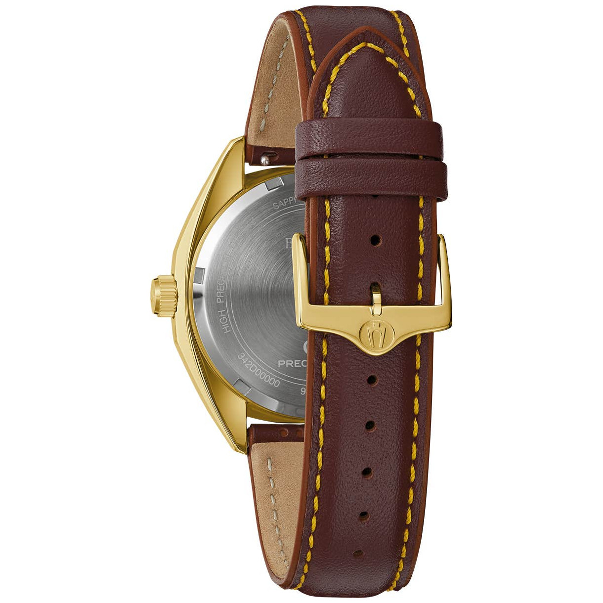 Bulova Jet Star Butterscotch Dial Sapphire Watch 97B214