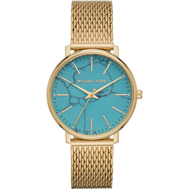 Michael Kors Pyper Gold Plated Bracelet Watch MK4393