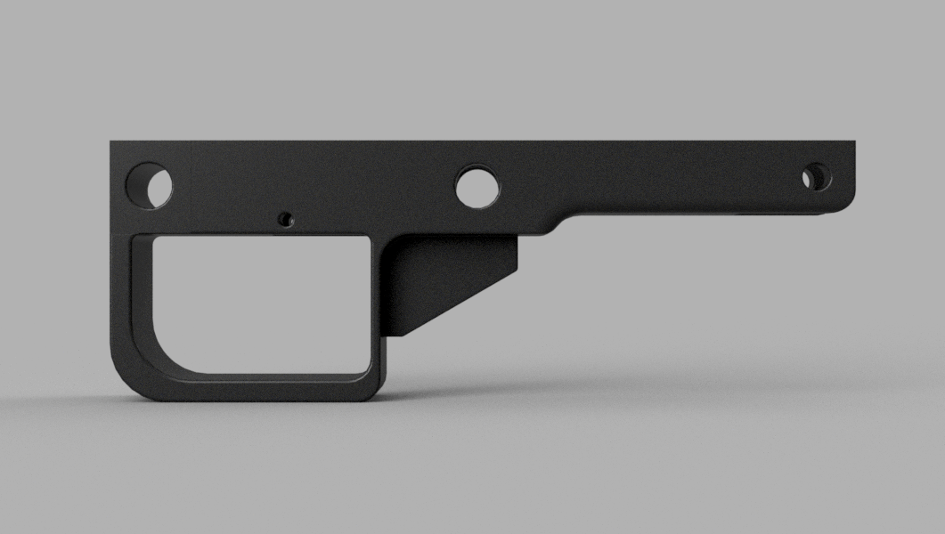 BCI A&K M249 Pistol Grip Adapter for AR Grip w/o Backstrap Conversion ...