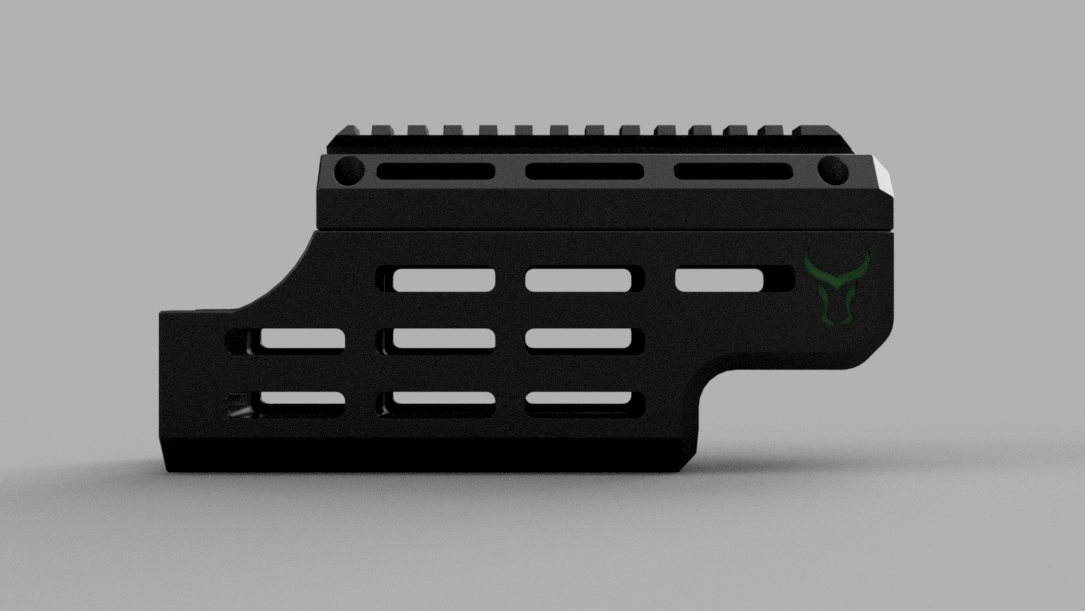 BCI A&K M249 7.75" M-LOK 2 Piece Handguard - Stampede Tactical