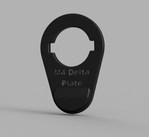 Delta Plate for Full Stock | BULL CRAFT - Stampede Tactical