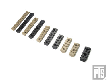 PTS Enhanced Rail Section, Picatinny, Black - Stampede Tactical