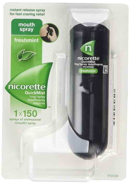 Nicorette QuickMist Mouth Spray Cool Berry 1mg per spray x150 Doses