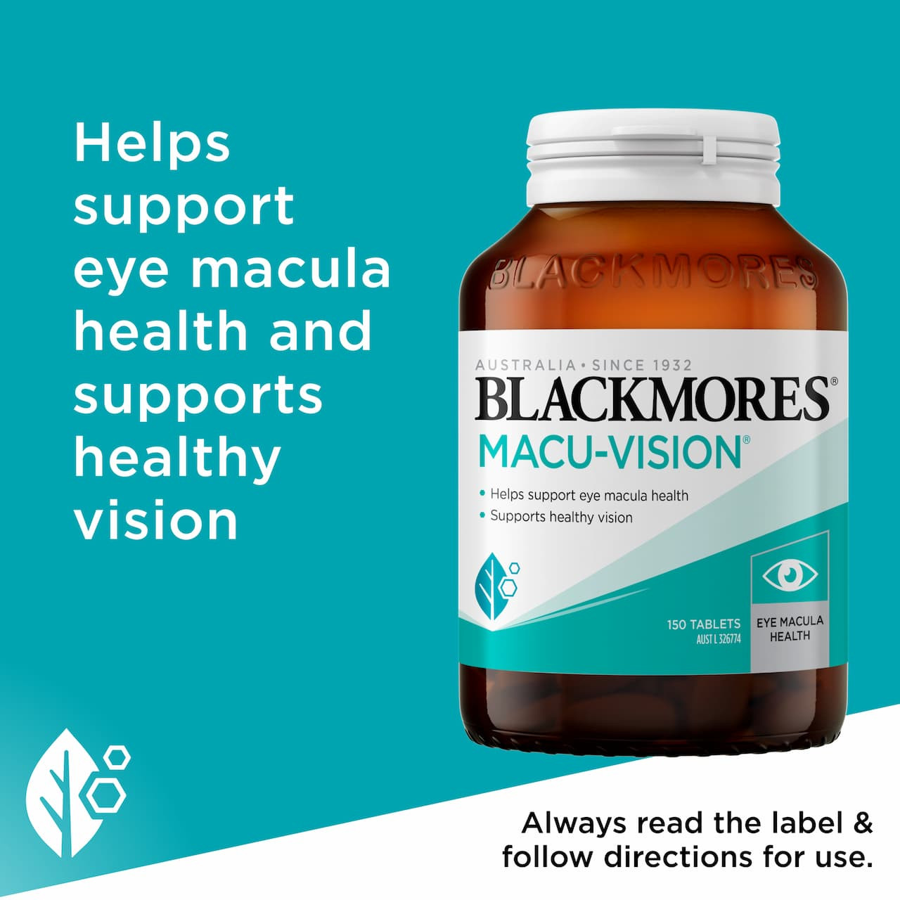 Blackmores Macu-Vision 150 Tablets | Eye & Vision Support