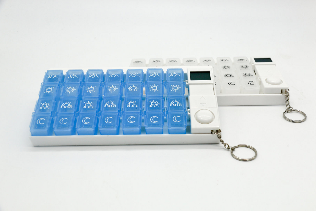 Tab Timer 4 Alarm 28 Part Pill Box Timer