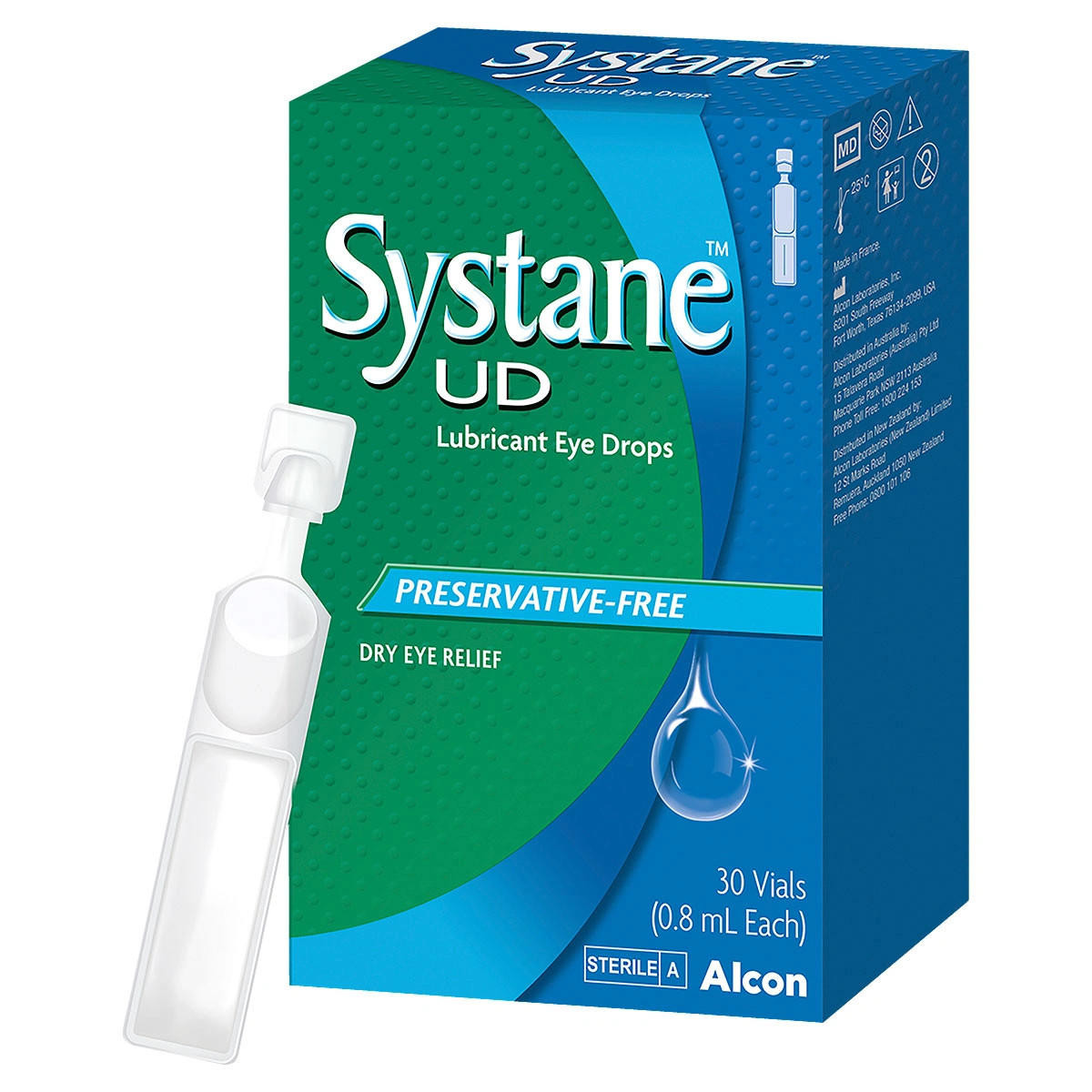 Systane Lubricated Eye Drops 28 Vials x 0.8mL | 10mL