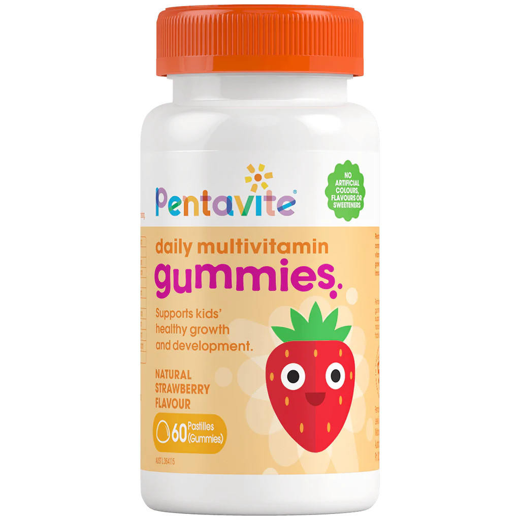 Pentavite Daily Multi Vitamin Kids Gummies | 60 Gummies