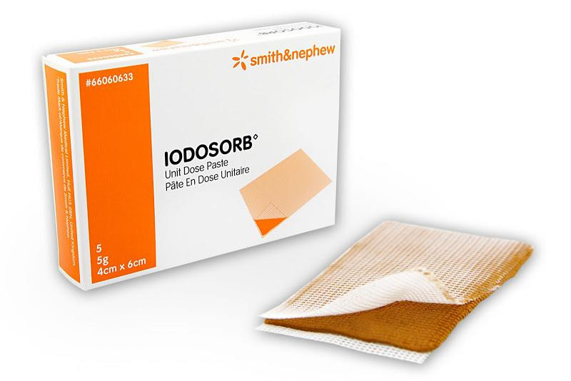 Iodosorb Dressing 5g | 6cm x 4cm 5 Pack