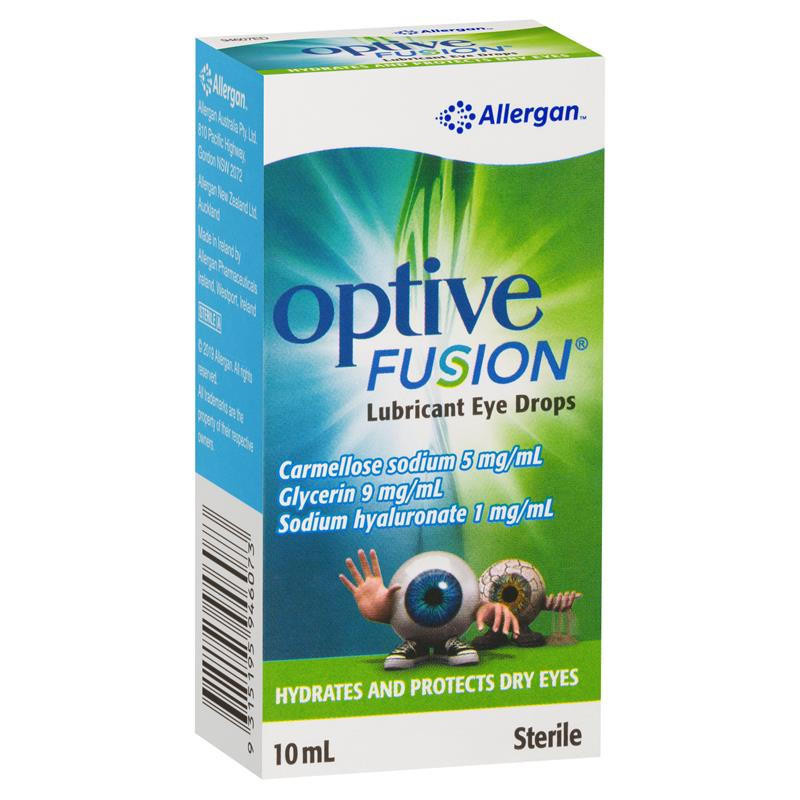 Optive Fusion Lubricant Eye Drops | 10mL