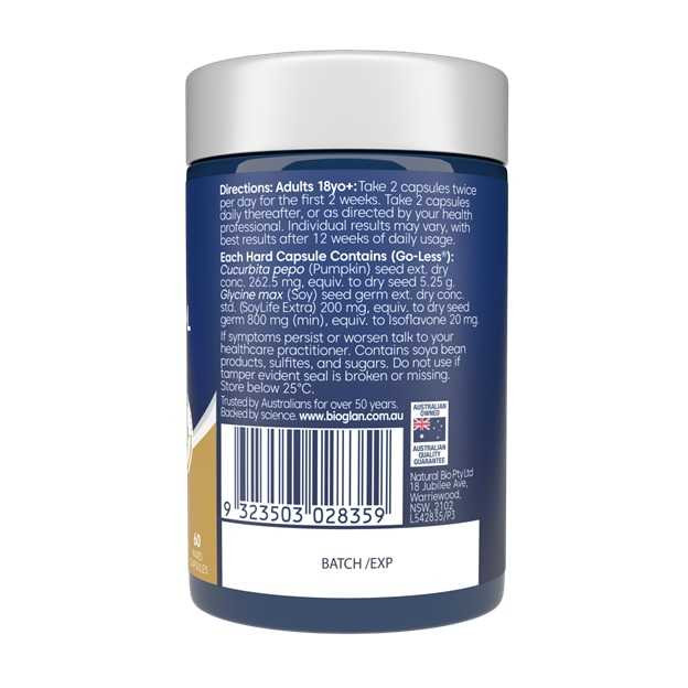 Bioglan Therapeutic Bladder Control 60 Caps | Incontinence