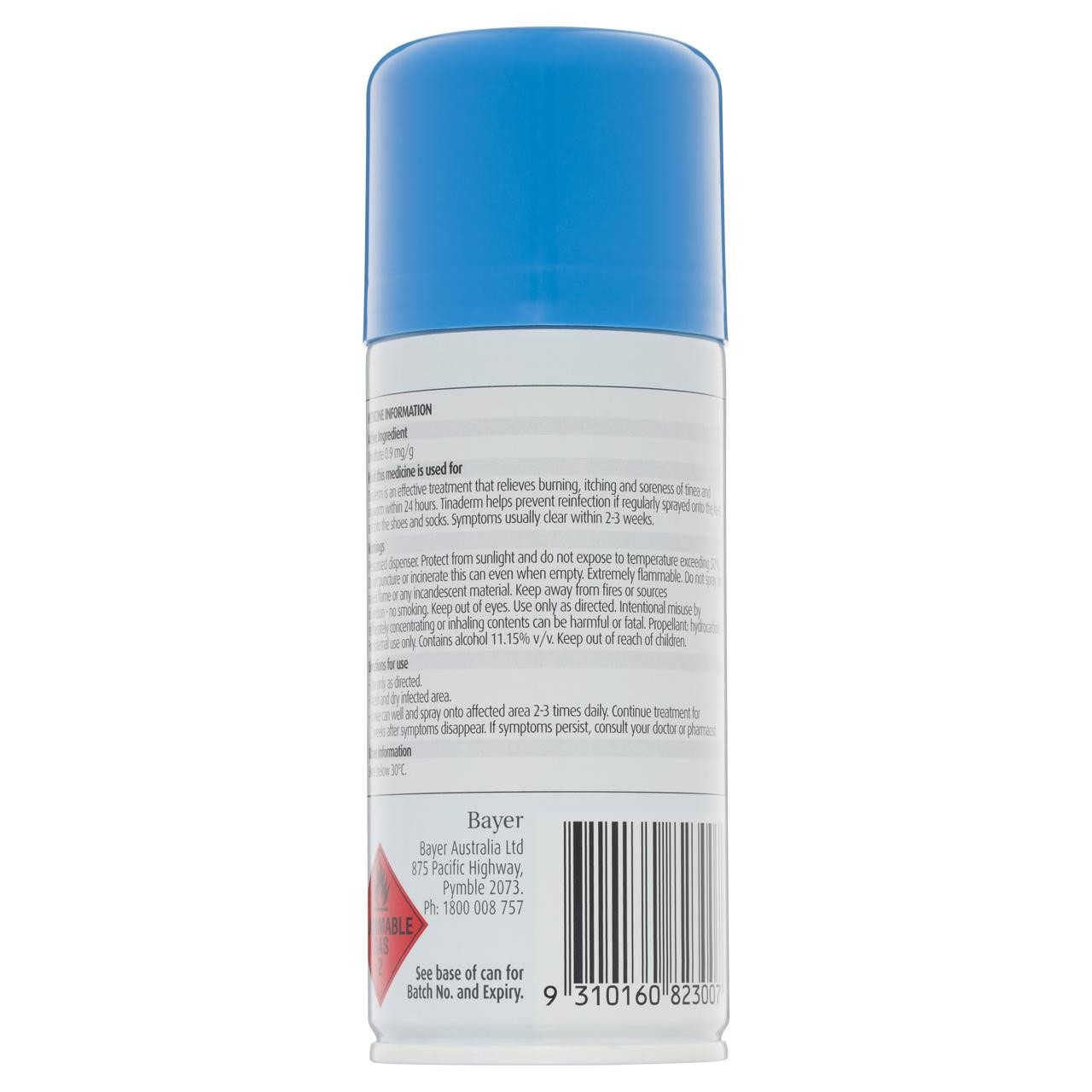 Tinaderm Anti-Tinea Powder Spray | 100g