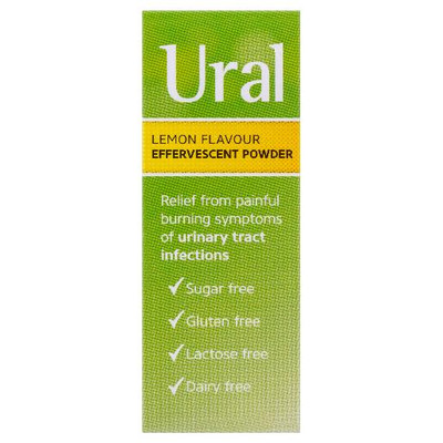 Ural Sachets Purse Pack Lemon 8 Sachet | Urinary Alkaliniser