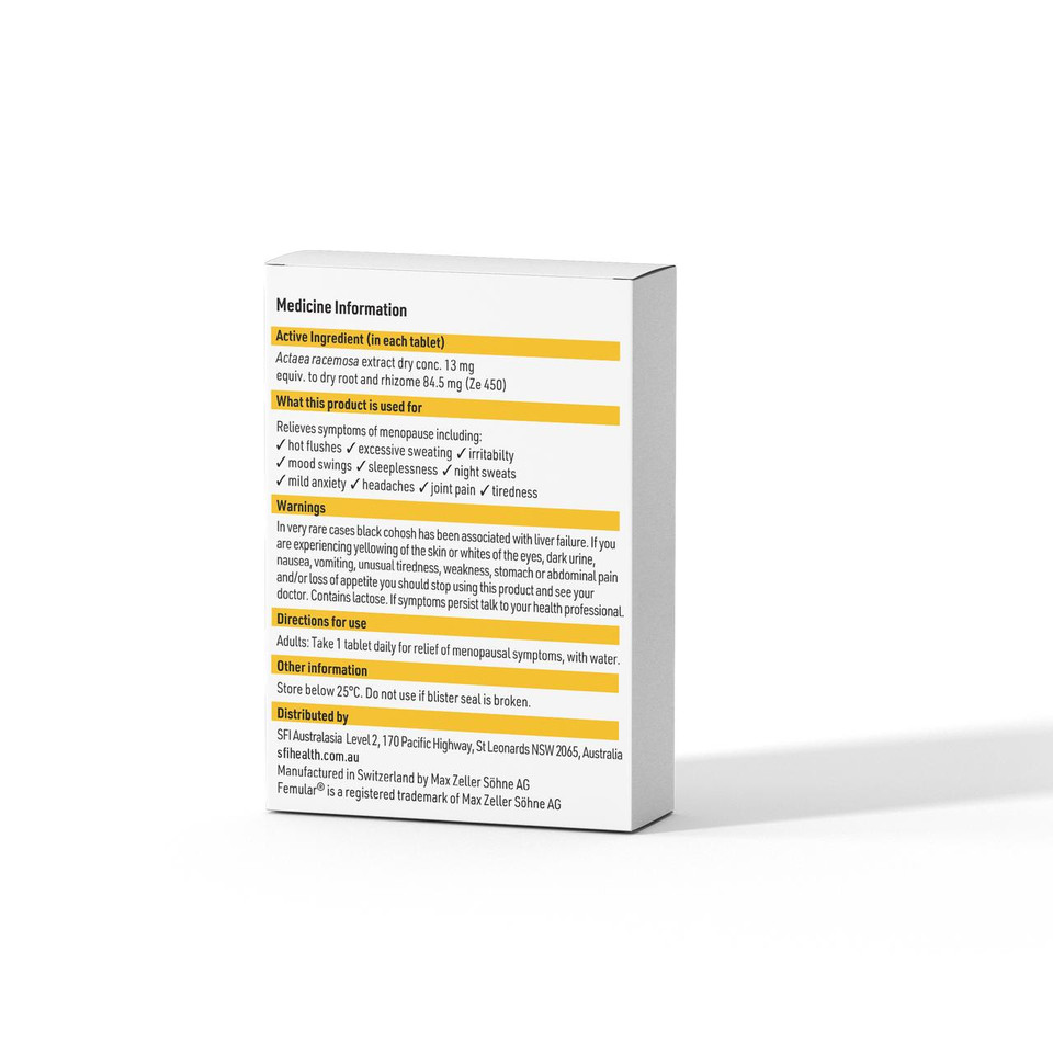 Flordis Femular Forte for Menopause Relief | 30 Tablets