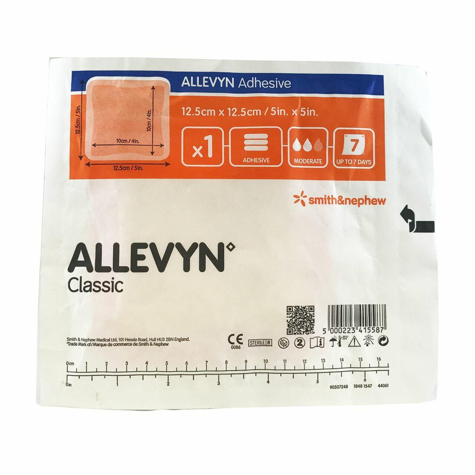 Buy Now: Allevyn Classic Adhesive 12.5cm x 12.5cm Dressing