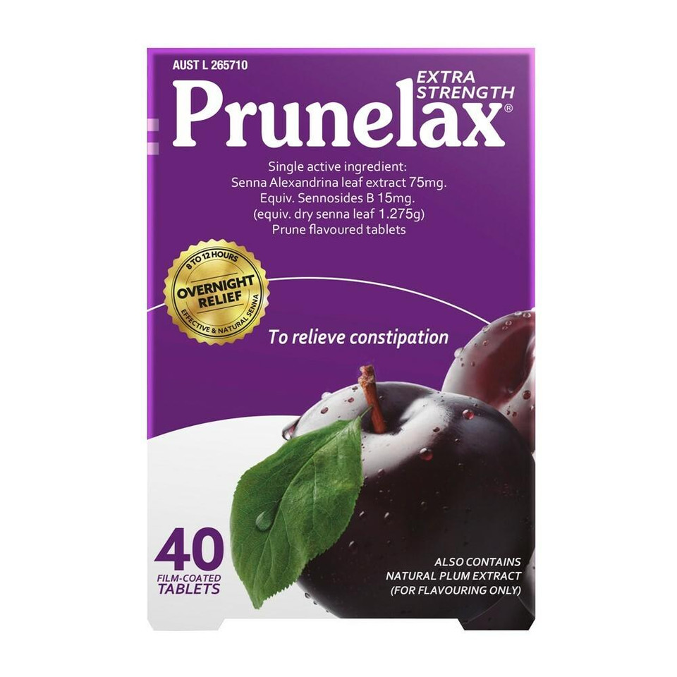 Prunelax Extra Strength Laxative 40 Tablets