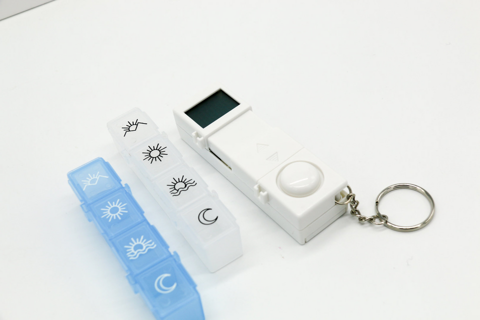 Tab Timer 4 Alarm 28 Part Pill Box Timer