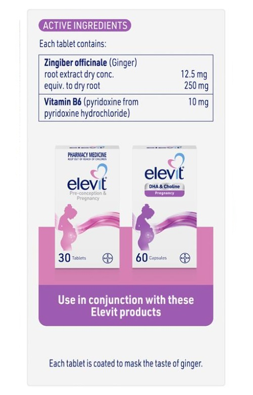 Elevit Morning Sickness Relief Pregnancy 60 Tabs