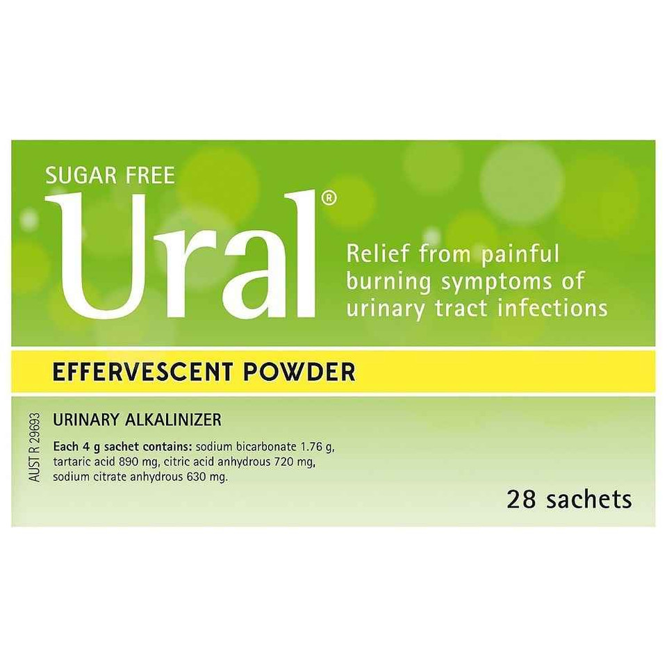 Ural Effervescent Powder Sachets | 4g x 28 Pack | SuperPharmacyPlus