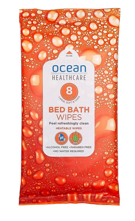 Ocean Bedbath Wipes 8 Pack