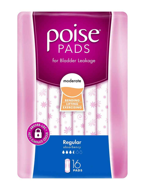 Poise Pad Regular 16 Pack | Ultimate Absorbency Solution