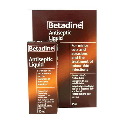 Betadine Antiseptic Solution 15ml | SuperPharmacyPlus