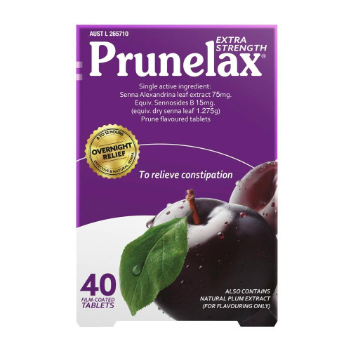 Prunelax Extra Strength Laxative 40 Tablets