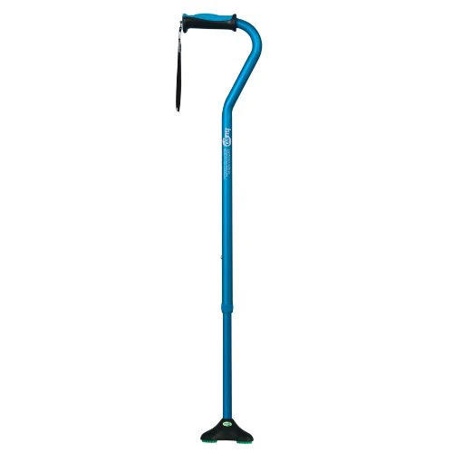 Hugo Offset Cane with Quadpod - Aquamarine | Canes