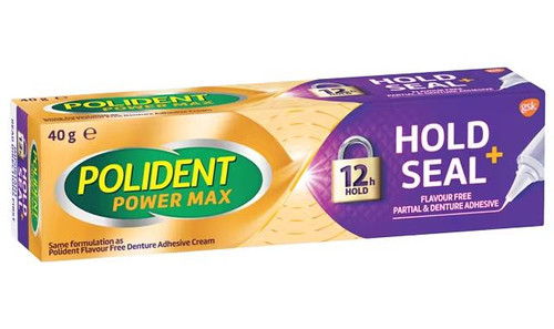 Denture adhesive cream by Polident