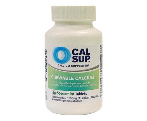 Cal Sup 60 Spearmint flavoured Tablets