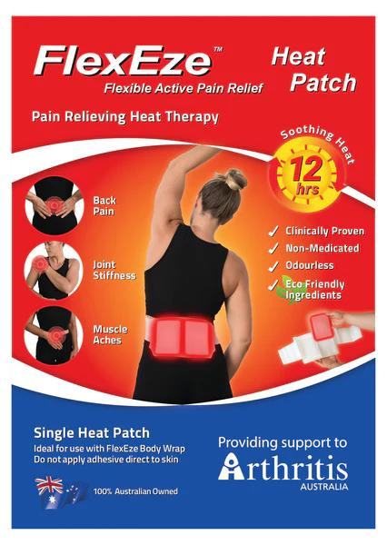 FlexEze Heat Patch 10cm x 13cm Single Use