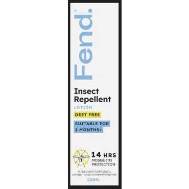 Fend Insect Repellent Lotion Pump 120ml: Mosquito Protection