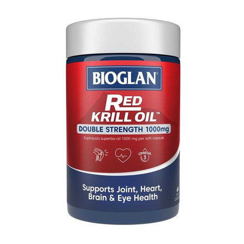 Bioglan Red Krill Oil Double Strength 1000mg 60s | Omega-3
