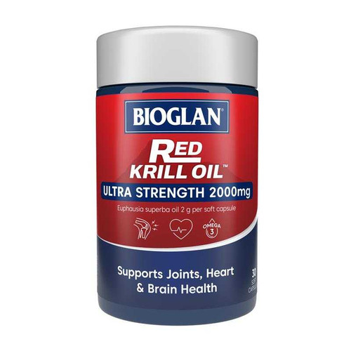Bioglan Red Krill Oil Ultra Strength 2000mg 30s | Omega-3