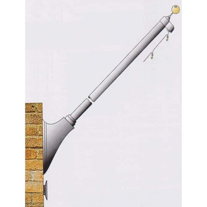Commercial Wall Mounted Flagpoles - Flags.com