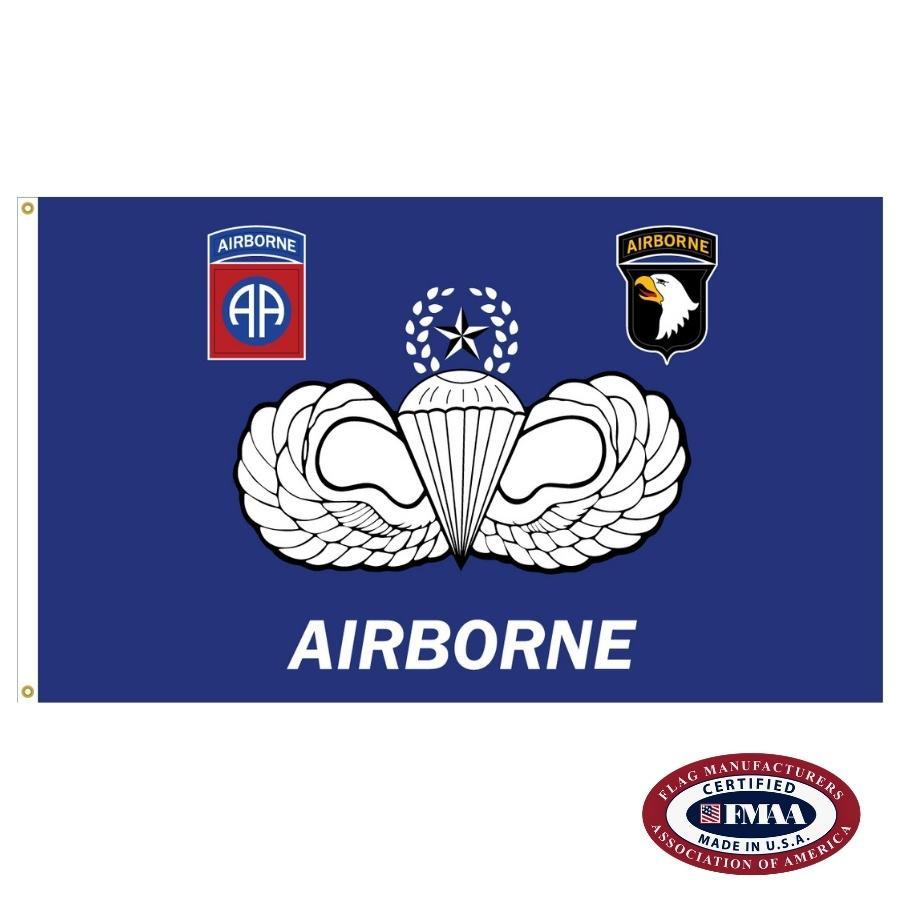US-Made Airborne Flag - Premium Airborne Flags for Sale