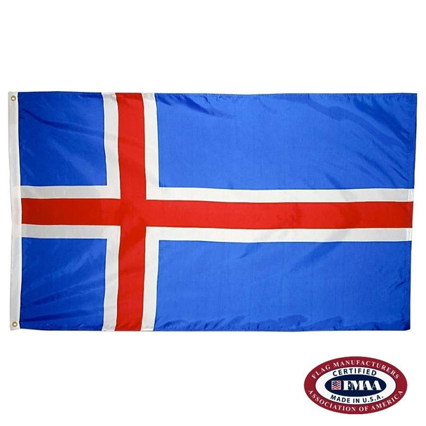 blue background red cross