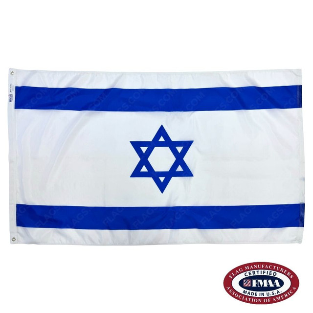 Israel Flag for Sale - American-Made Israeli Flag