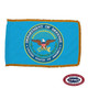 Department of Defense Flag with Gold Fringe for Sale