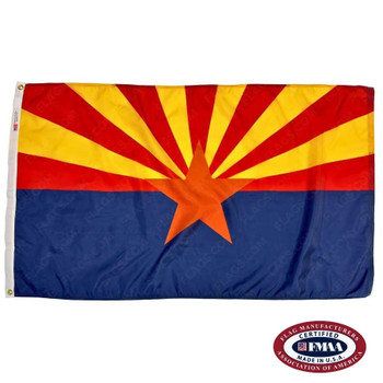 US-Made Arizona Flag for Sale - Arizona State Flag - AZ Flag