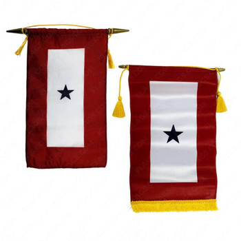 In Service 1 Star Banner - Service Banners - Flags.com