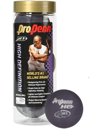 Pro Penn HD Racquetballs 24 Can Case (72 Balls) - Racquetball Dallas